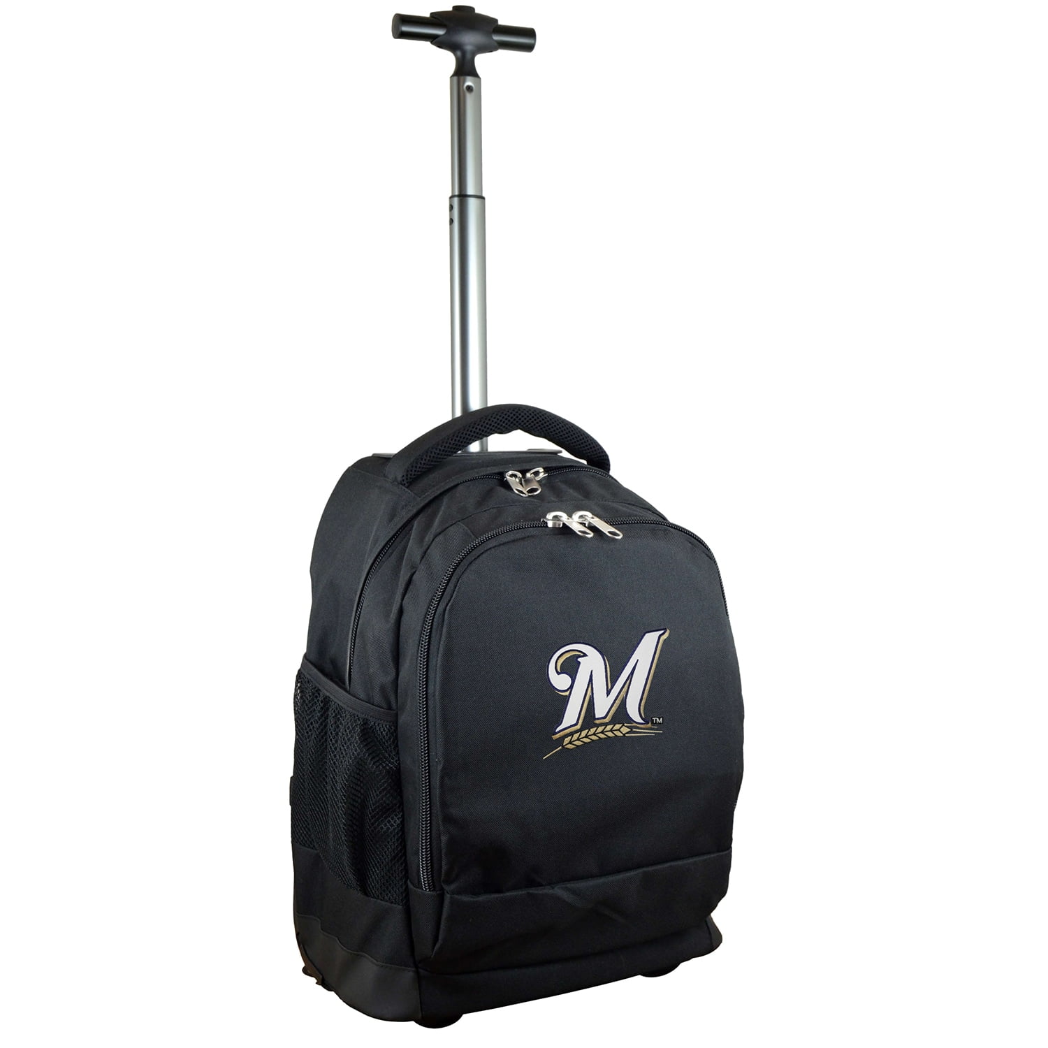 Black Milwaukee Brewers 19'' Premium Wheeled Backpack - Walmart.com