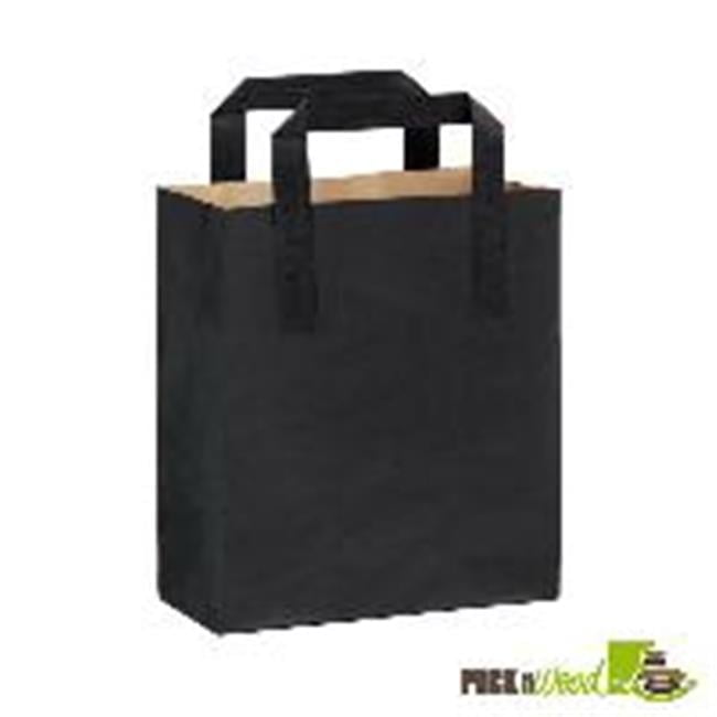 Black Mini Carry Bag - 7.8 x 3.9 x 11 in. - Walmart.com