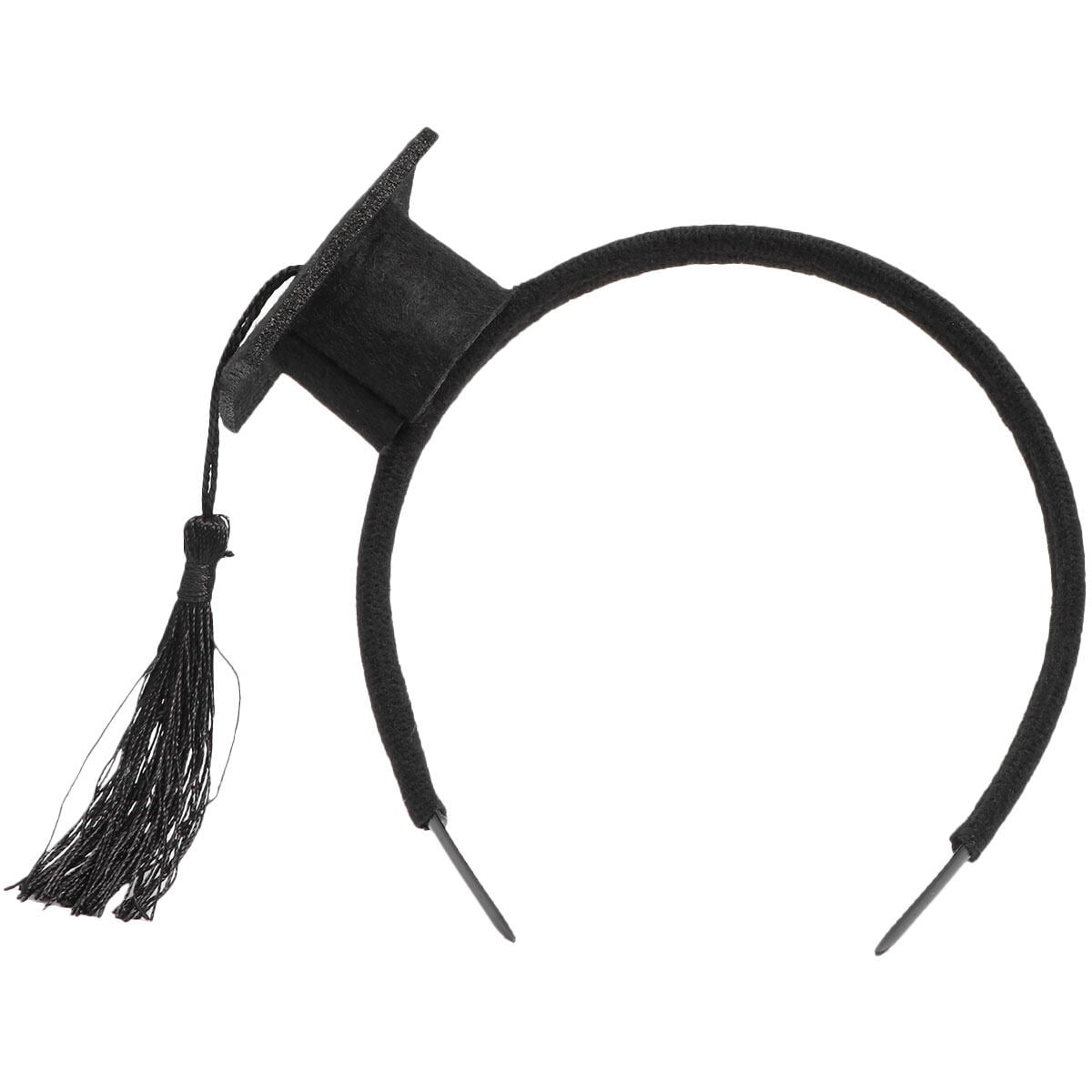 Black Mini Doctor Hat Hair Tassel Headband Graduation Season Doctor ...