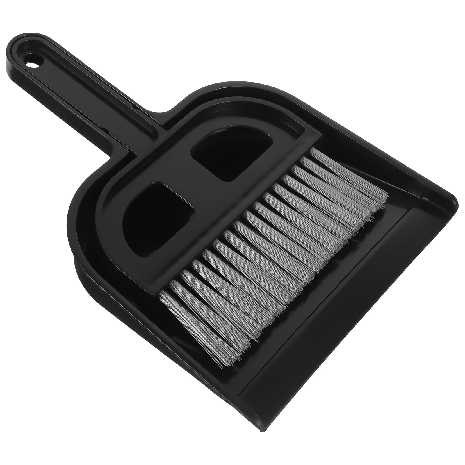 Black Mini Dustpan and Brush Hand Dusters for Carts - Walmart.com