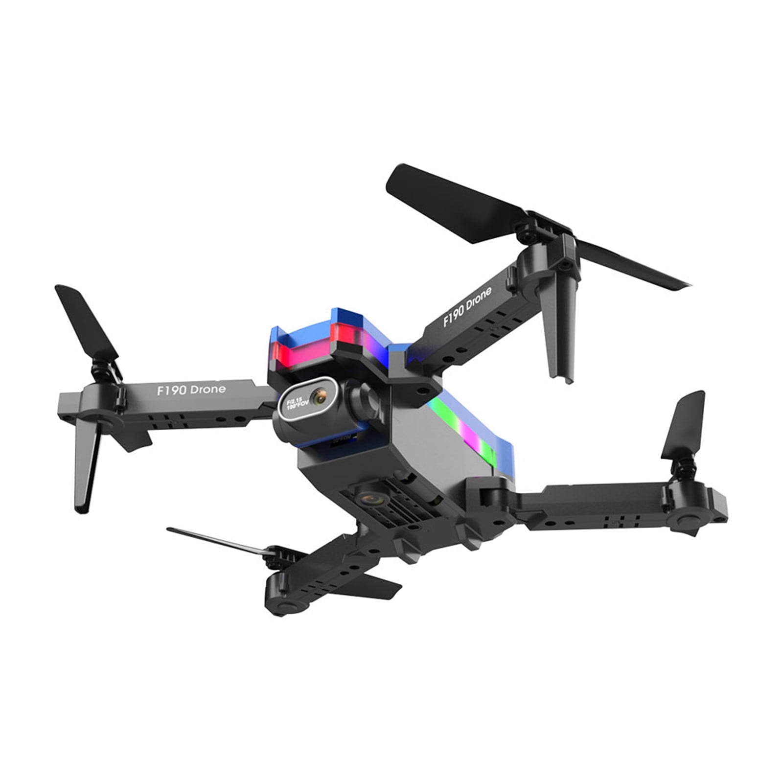 Black Mini Foldable Drone With Dual 1080P Camera, Two Batteries, Wifi ...