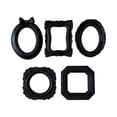Black Mini Picture Frames Table Top and Wall Mounted Decor Set ...