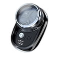 Black Mini Shaver For Men Portable Rechargeable Pocket Size Washable ...