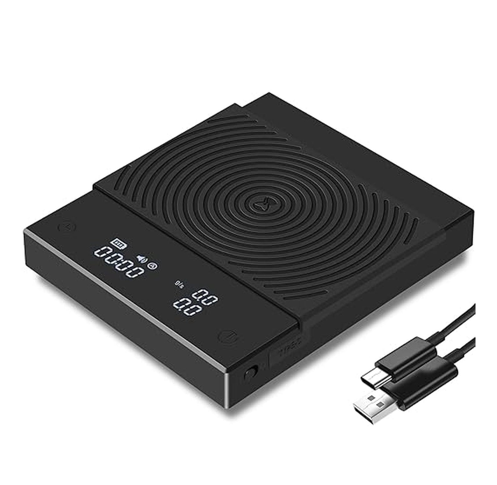 Black Mirror Basic 2 Coffee Scale with Timer, 2kg/0.1g High Precision ...