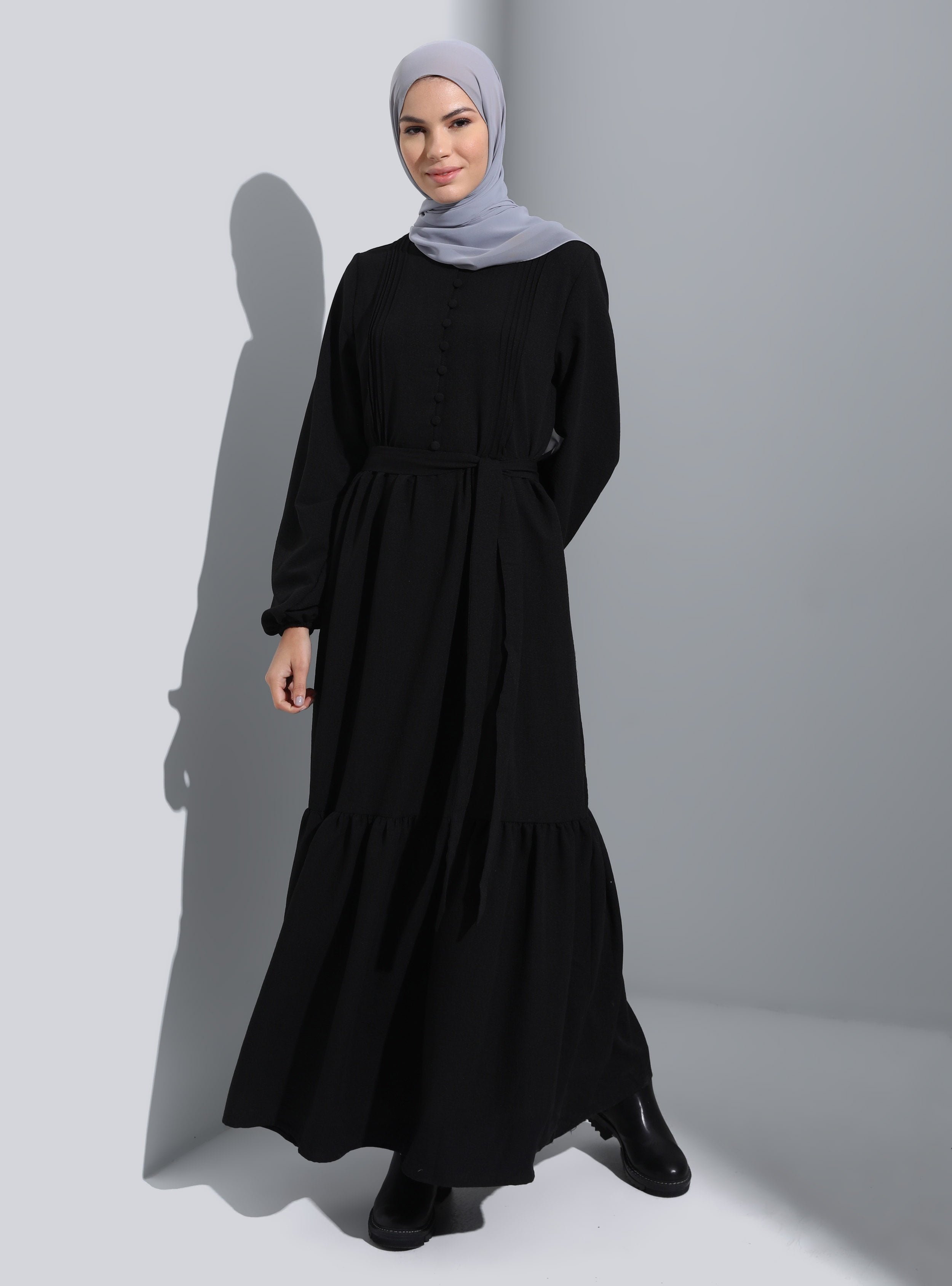 Black - Modest Dress - Refka - Walmart.com