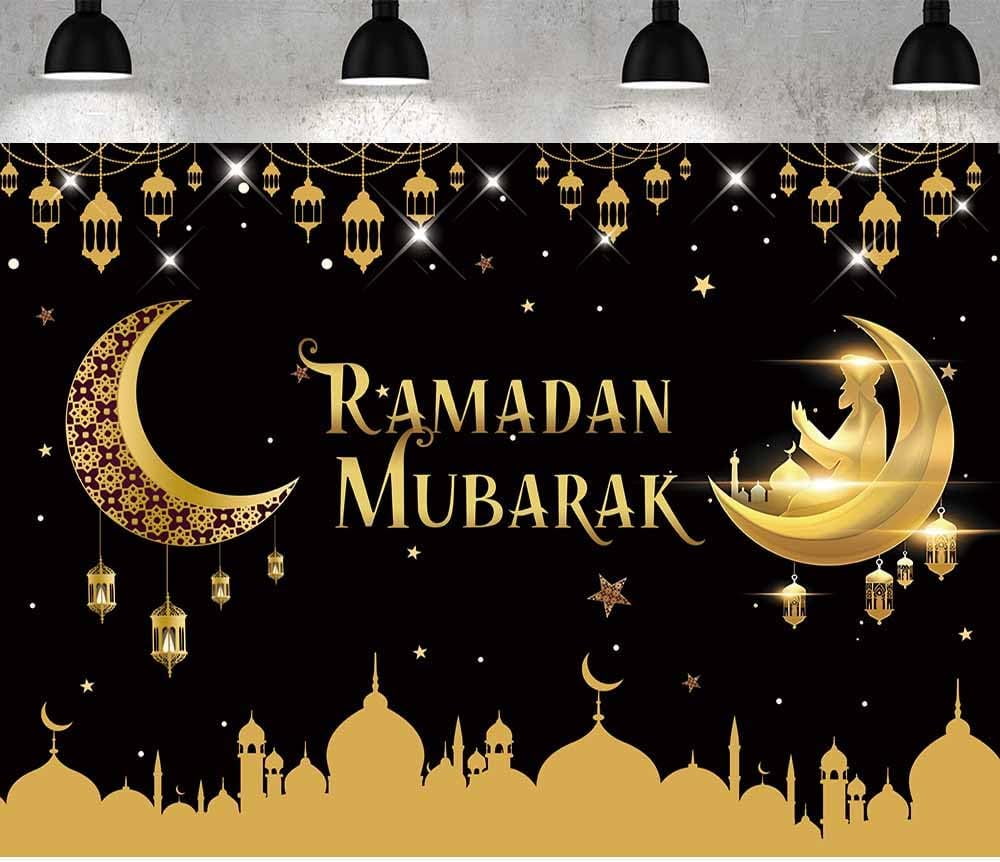 Black Money India Ramadan Mubarak Party Photography Backdrop Muslim ...