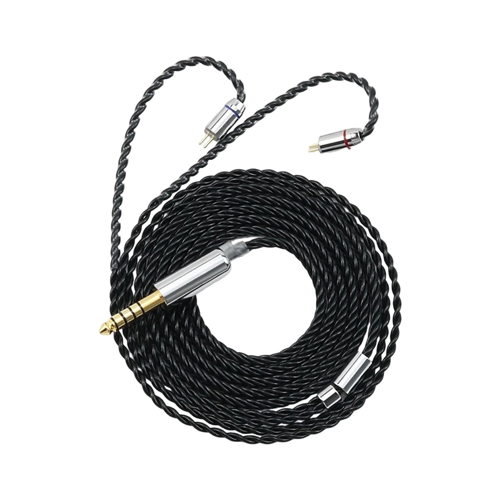 Black Monocrystalline Coppered Silver Plated Auditory Cable Noise less ...