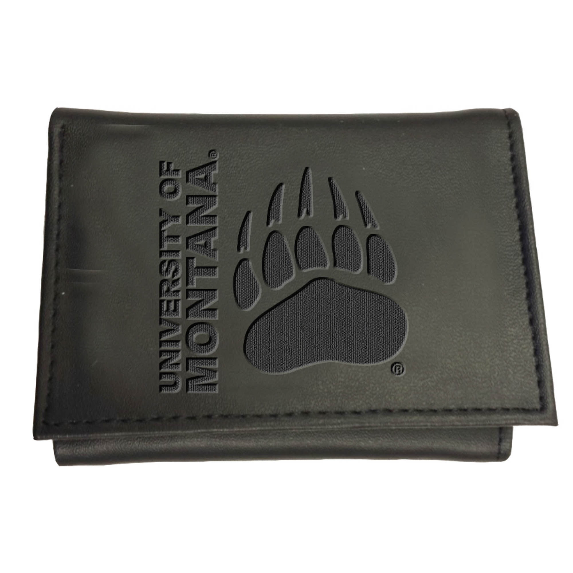 Black Montana Grizzlies Hybrid Tri-Fold Wallet - Walmart.com