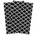 Black Morocco Kitchen Towels, Absorbent Microfiber Kitchen Dish Hand ...