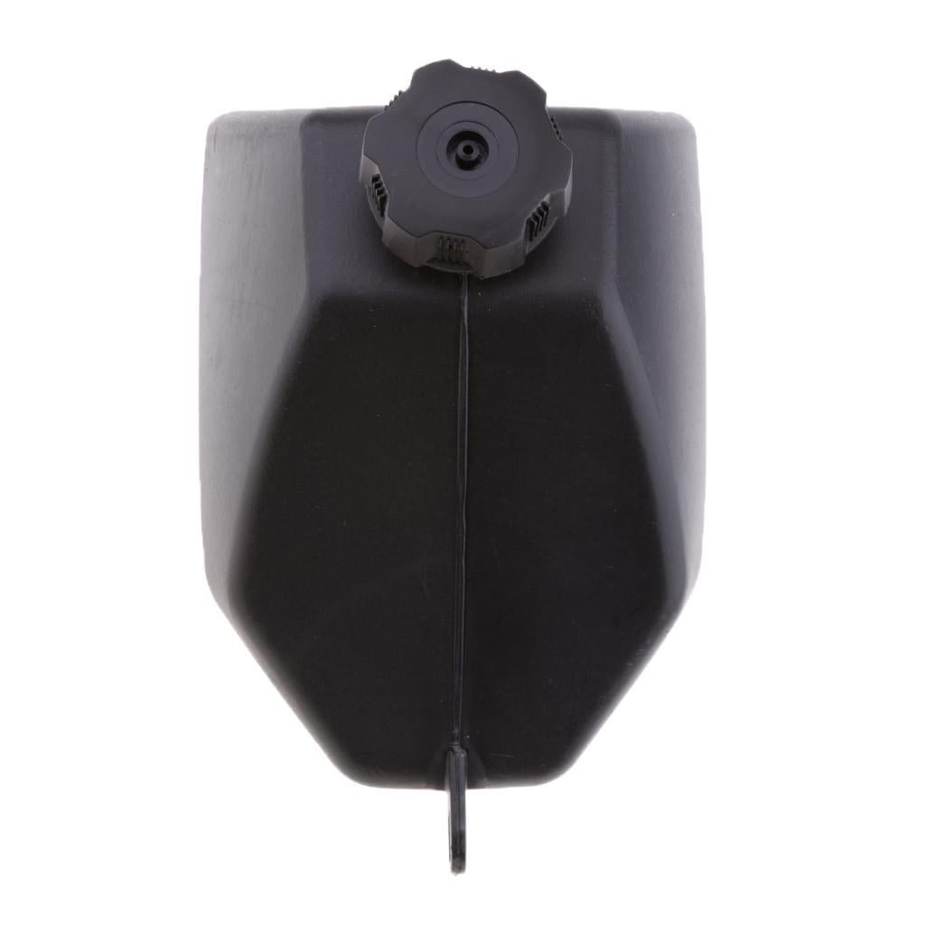 Black Motorcycle Gas Fuel Petrol Tank For 4-Stroke 50 70 110 125CC Quad ...