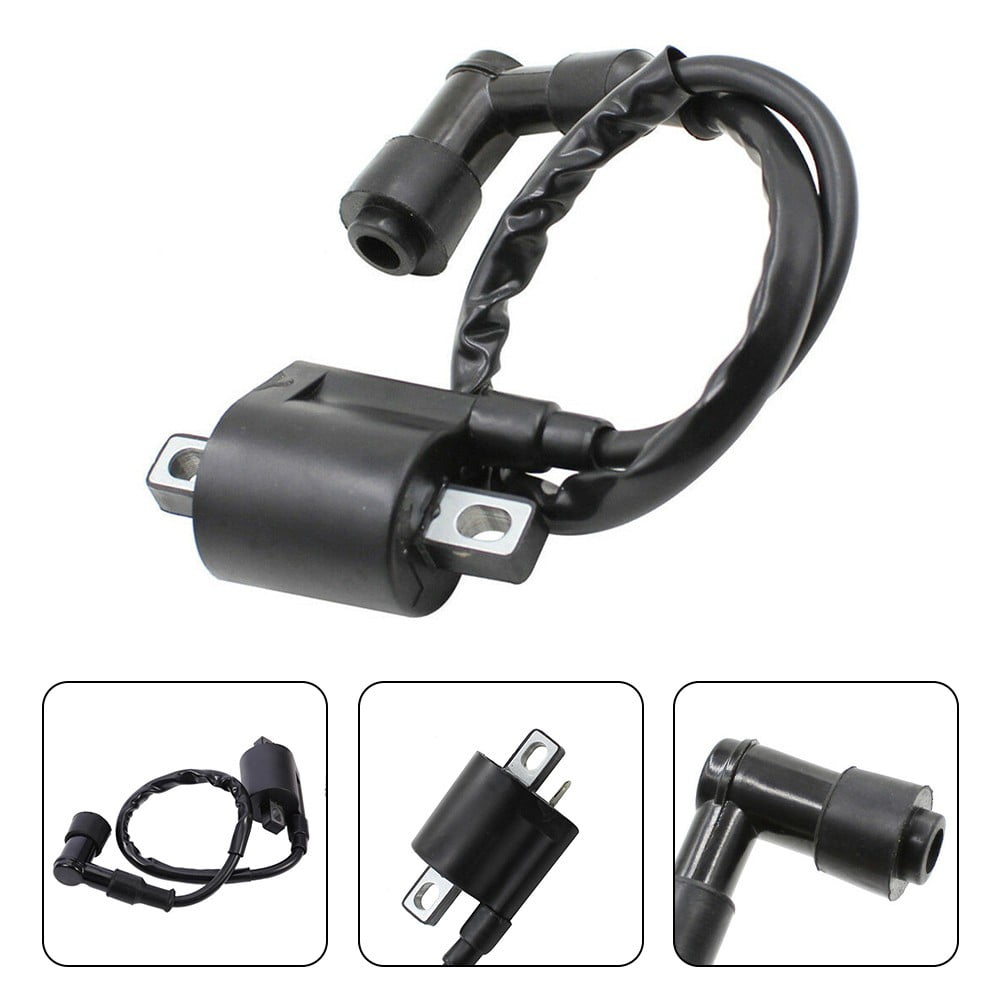 Black Motorcycle Ignition Coil For ATVs Scooters 50 70 110 125 150 200 ...