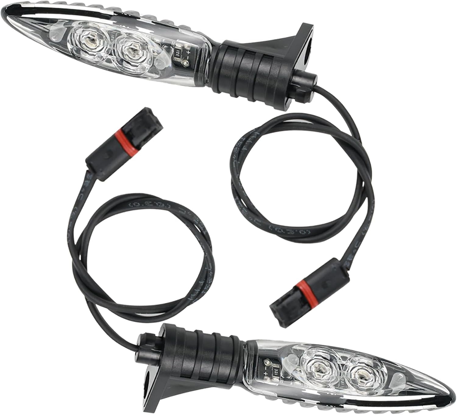 Black Motorcycle Indicator, 2Pcs Indicator Lights Suitable for S1000RR ...