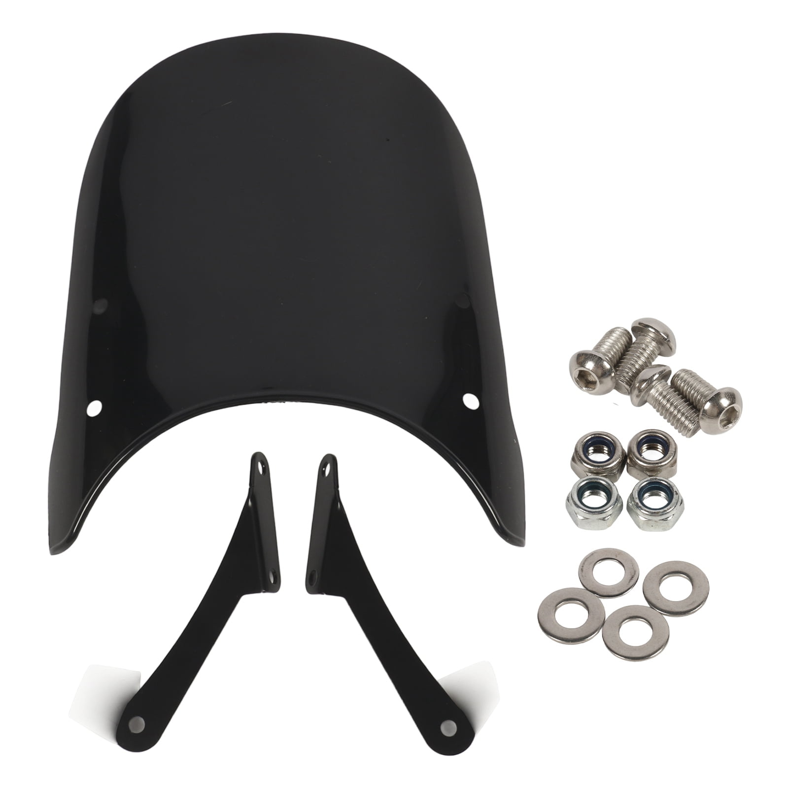 Black Motorcycle Wind Deflectors Visor Air Deflector Board for XSR125 ...