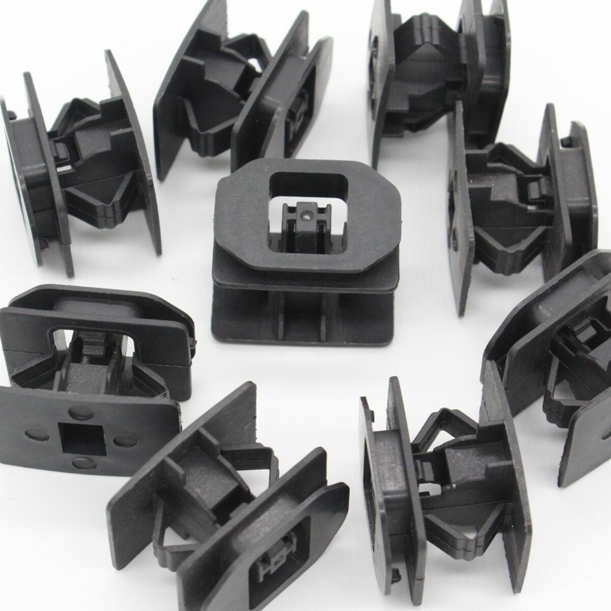 Black Moulding Clips Fasteners Nylon Replacement Rocker 10pcs 6G1Z ...