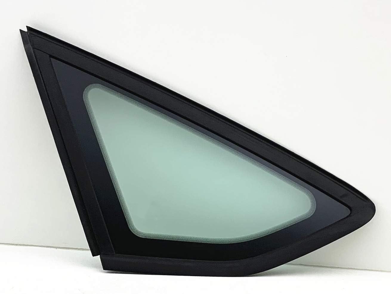 Black Moulding Style Driver Left Side Quarter Window Quarter Glass ...