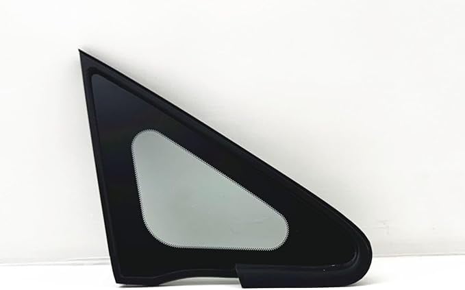 Black Moulding Style Tempered Passenger Right Side Front Vent Window ...