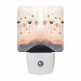 Black Mountain Gold Ball Plug-in LED Night Lights Abstract Art Auto ...