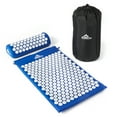 Black Mountain Products Acupressure Mat with Pillow and Carrying Bag ...