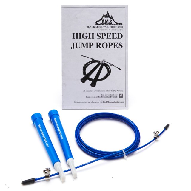 Black Mountain Products Speed Jump Rope Cable, Blue - Walmart.com