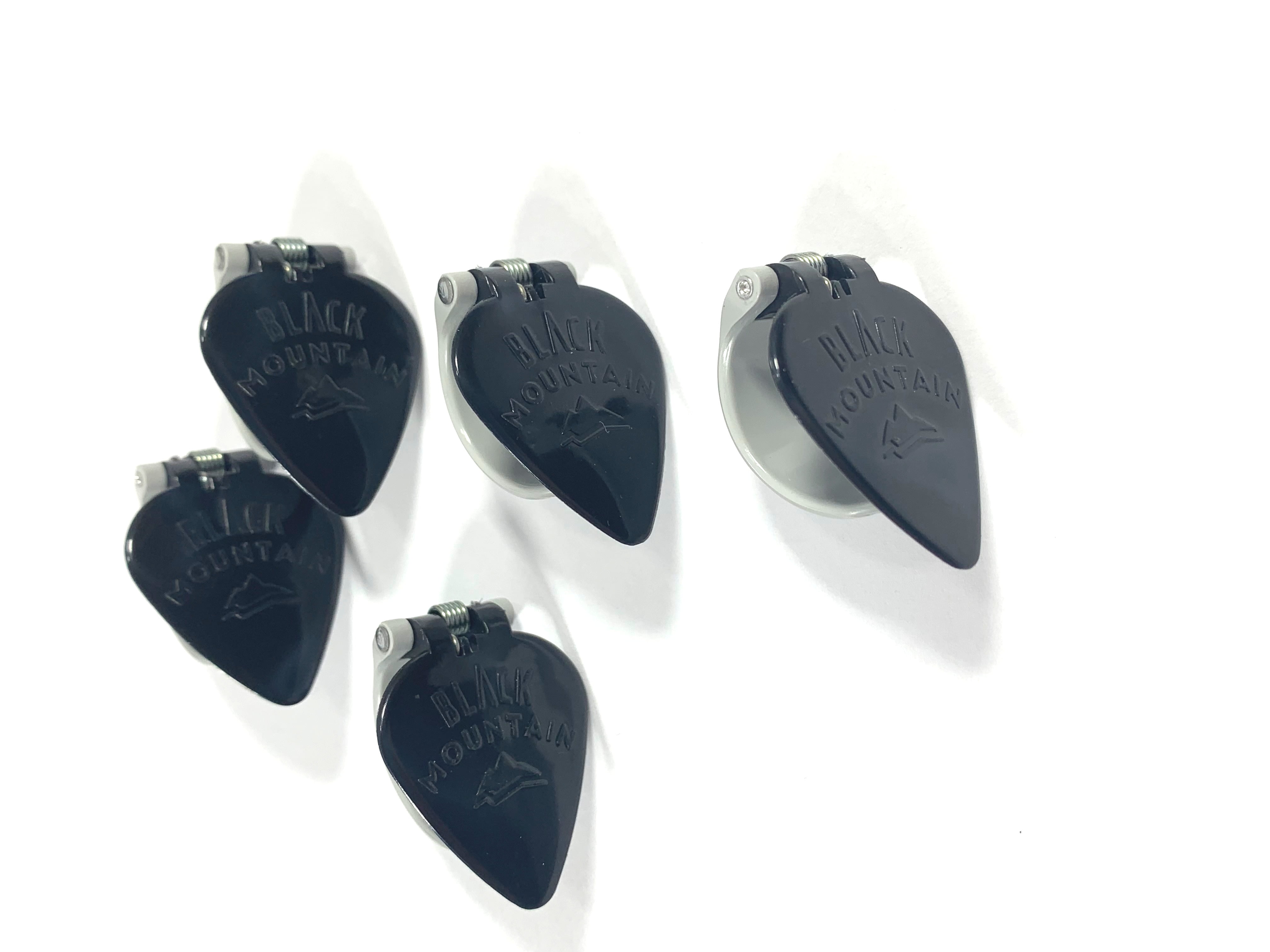 Black Mountain Thumb Pick - Five Picks - Spring Fit Medium Thumb Flat ...