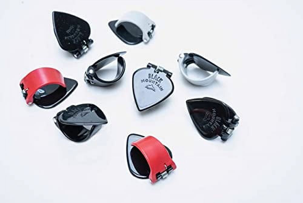 Black Mountain Thumb Picks - Variety Pack for Acoustic Guitar, Electric ...