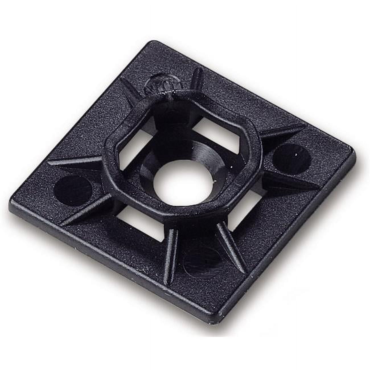 Black Mounting Base For Cable Ties - Walmart.com