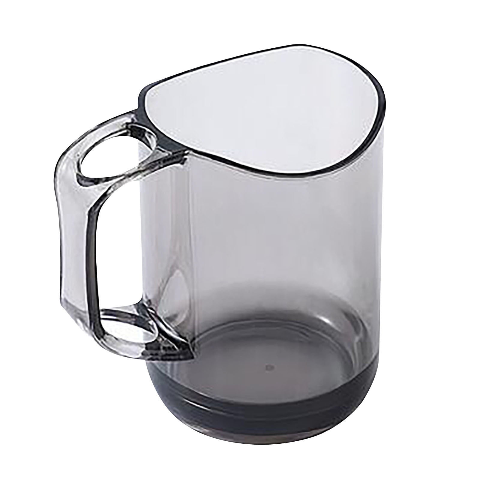 Black Mouthwash Cup Black Transparent Plastic Travel Toothpaste Cup Set ...