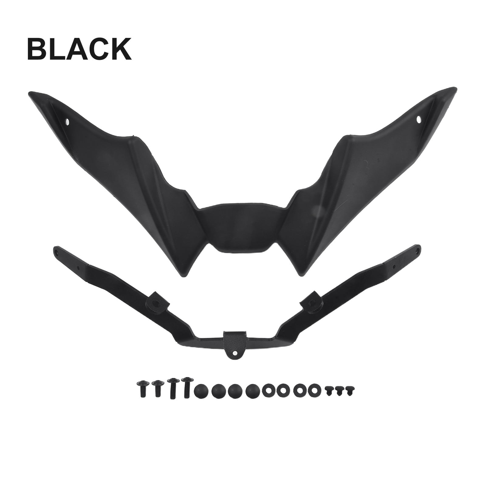Black Mt-09 Sp 2021-2023 Motorcycle Sport Spoilers Aerodynamic Wing ...