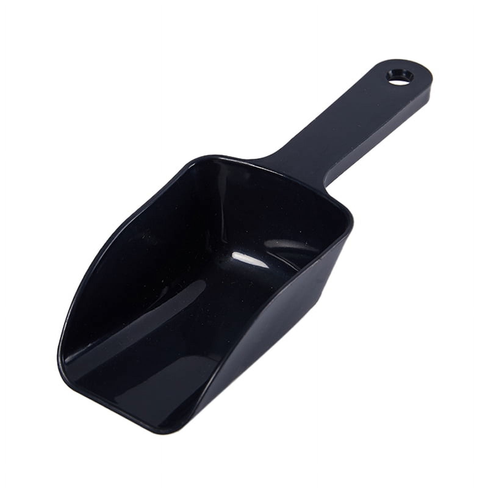 (Black) Multi Purpose Plastic Scoops Ice Scooper Rice Flour Candy Corn ...