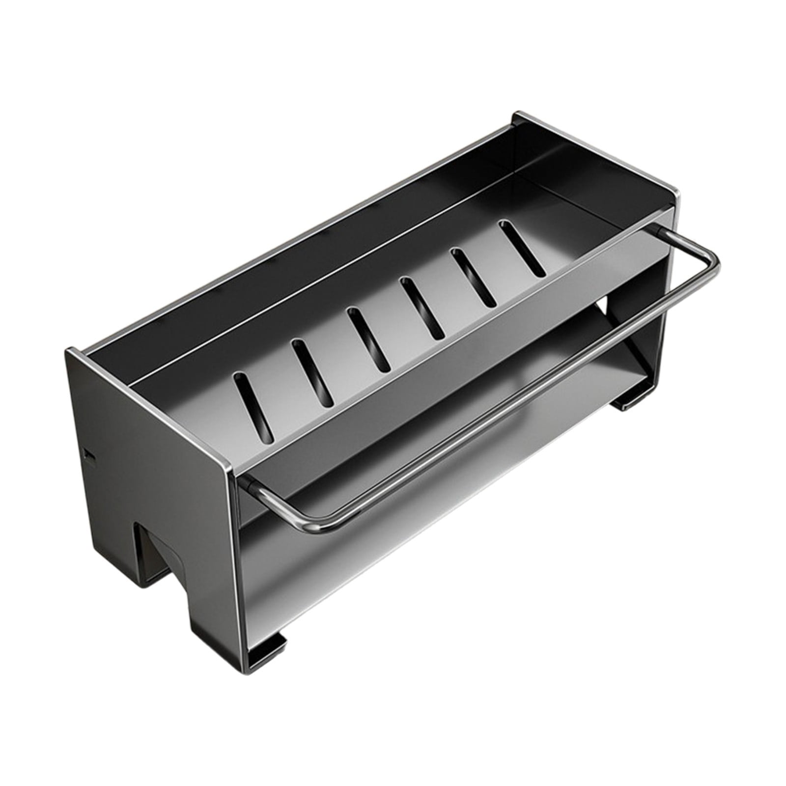 Black Multifunctional Carbon Steel Kitchen Rack For Sink Countertop ...
