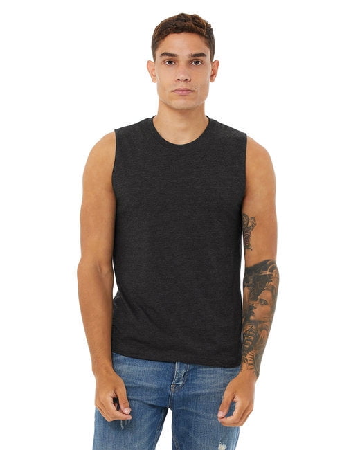 Black Muscle Tank - Sustainable Comfort - Walmart.com