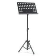 Black Music Conductor Stand Adjustable Metal Sheet Tripod Holder ...