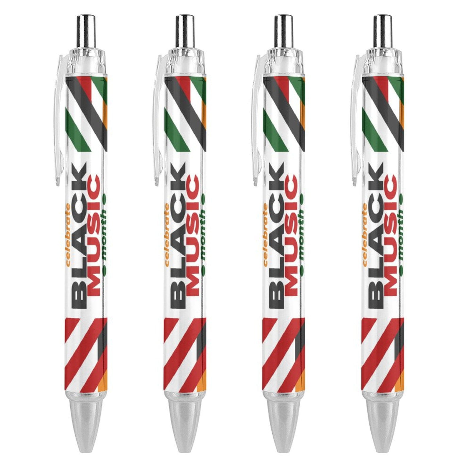 Black Music Month Ballpoint Pen Retractable Pens Black Writing Pen ...
