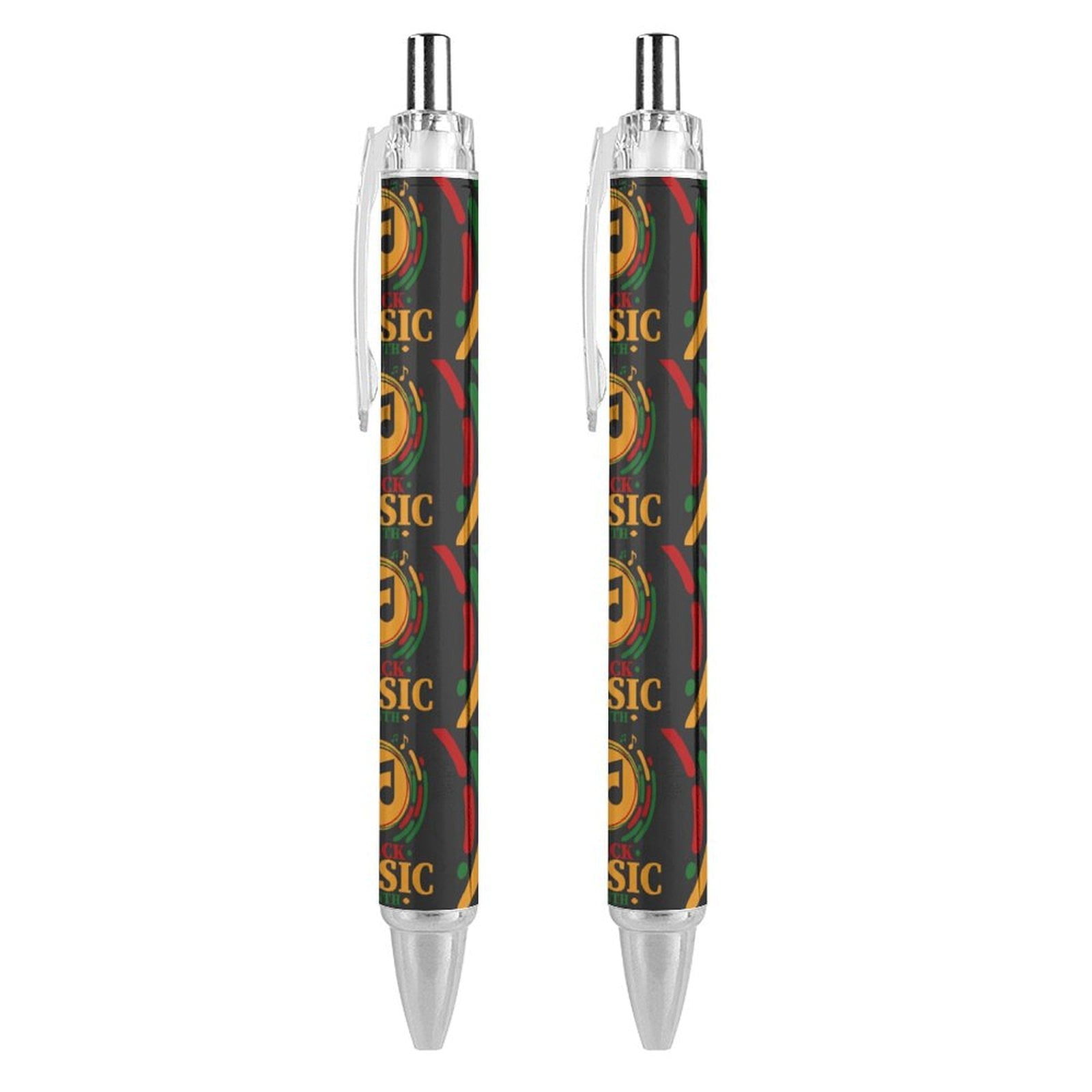 Black Music Month Ballpoint Pen Retractable Pens Black Writing Pen ...