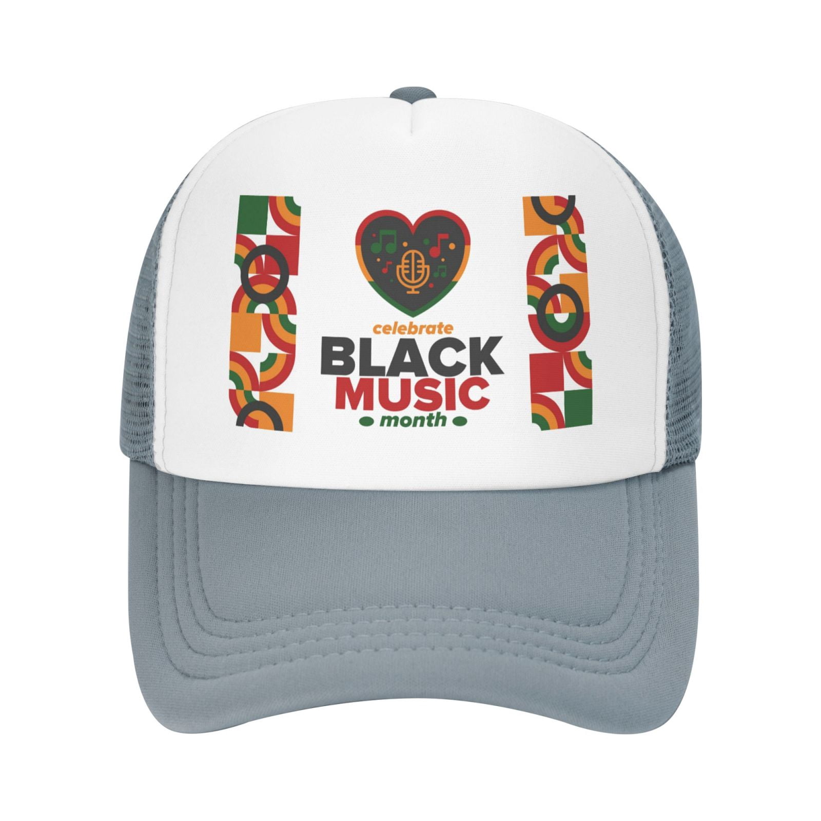 Black Music Month Hats for Men Women Mesh Baseball Cap Adjustable ...