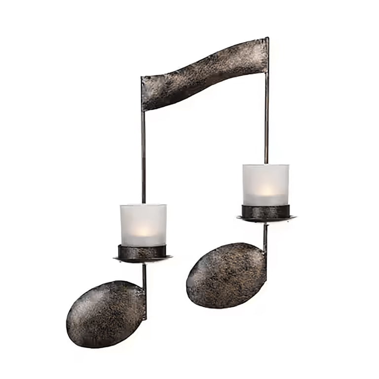 4 Pcs Black Music Note Wall Sconce Treble Clef Wall Decor Vintage Art ...