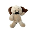 Black Mustache Dog Plush Toy - Pet Plush By Ganz - Walmart.com