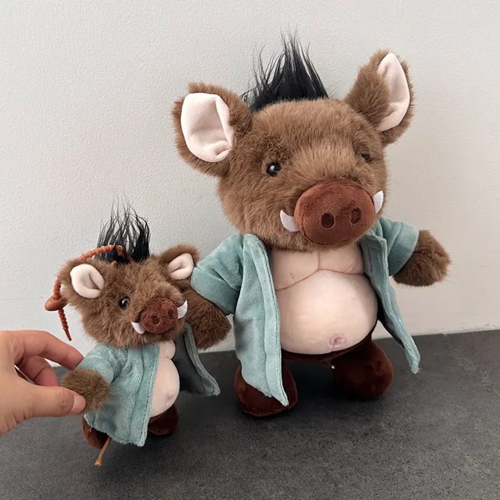 Black Myth Game Merchandise Pigsy Pendant Doll Plush Toy Model Keychain ...