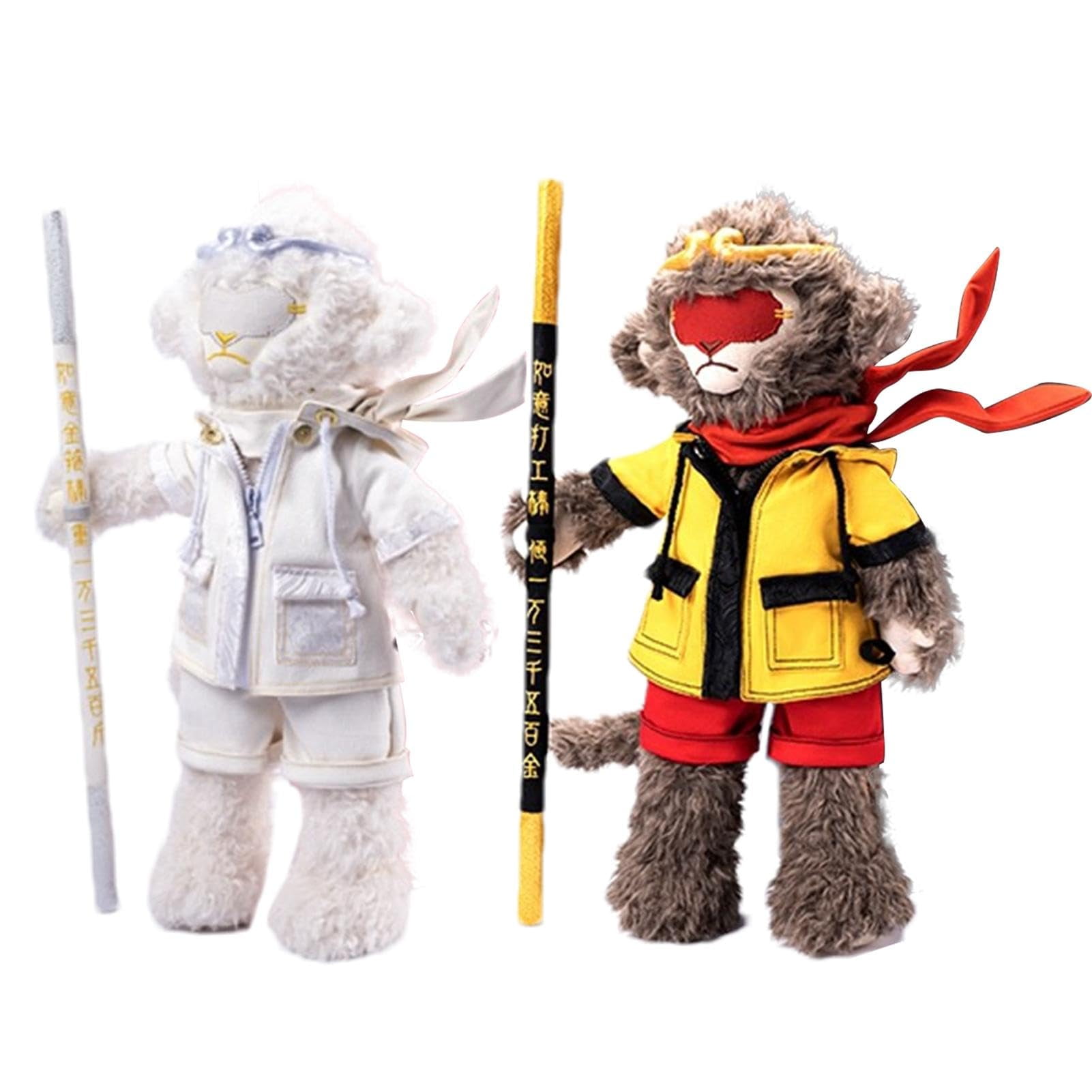 Black-Myth Monkey-King Plush Toy, Monkey Plush Toy, Wuk ong Stuffed ...