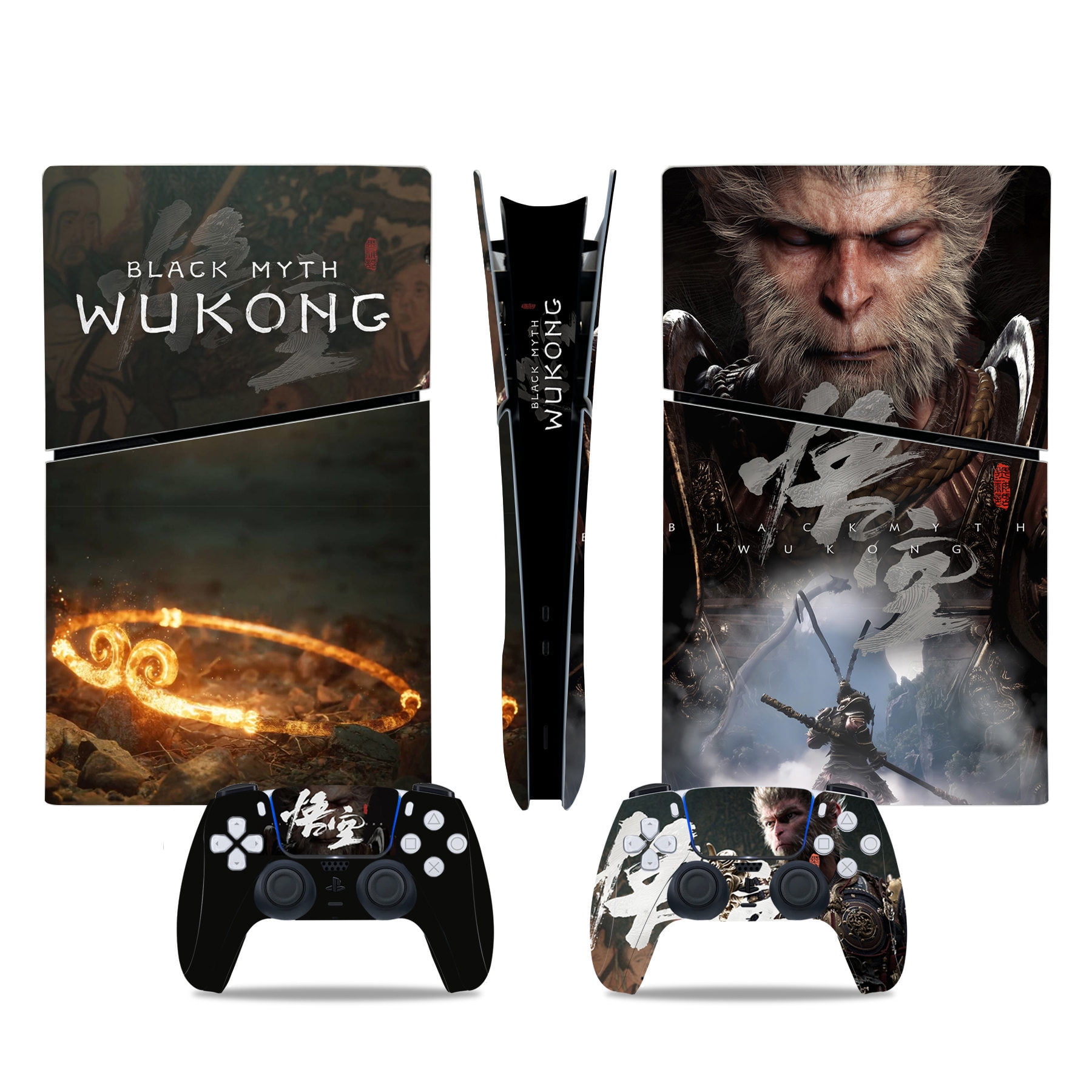 Black Myth: Wu Kong Themed PVC Air Vent Sticker Set only for PS5 Slim ...