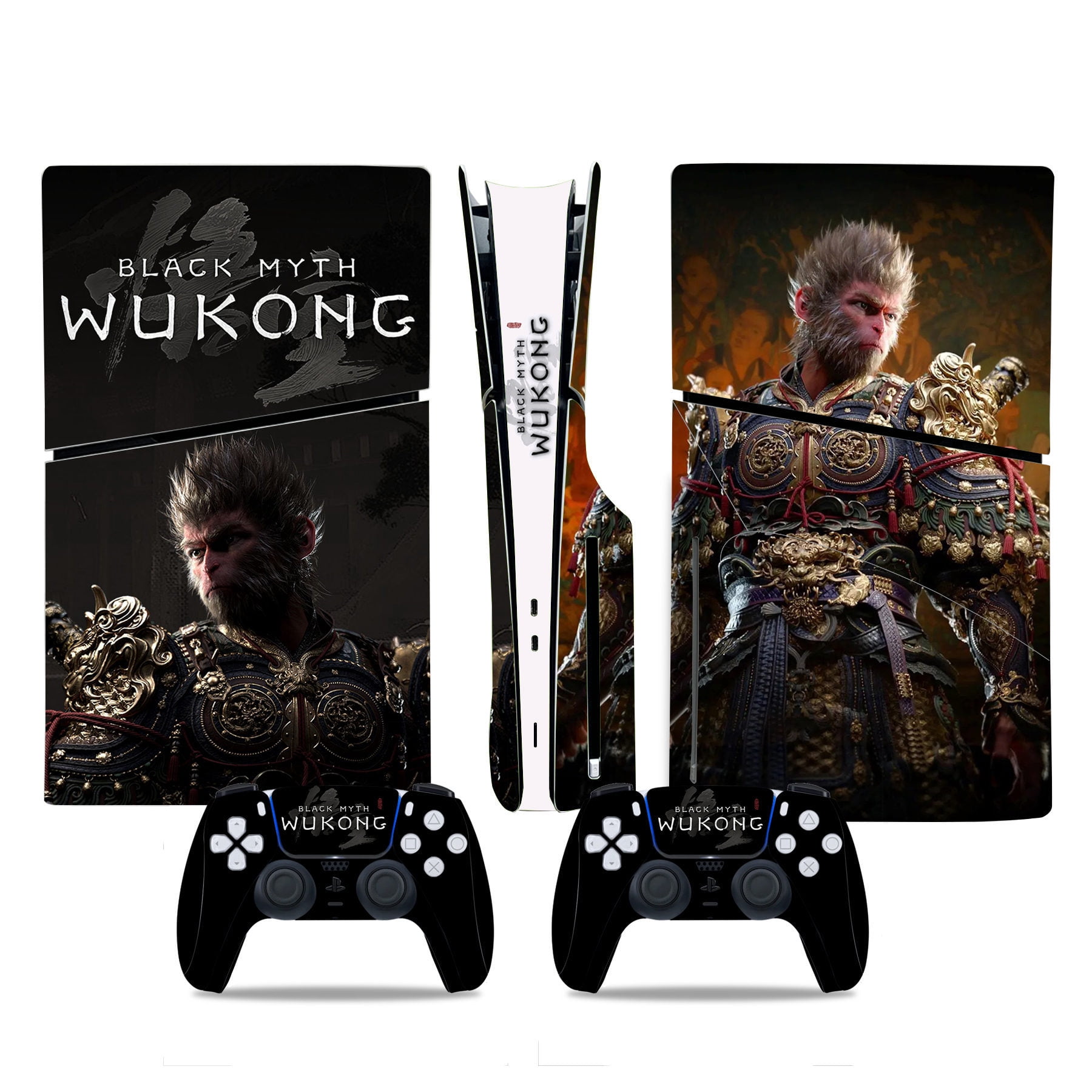 Black Myth: Wu Kong Themed PVC Air Vent Sticker Set only for PS5 Slim ...