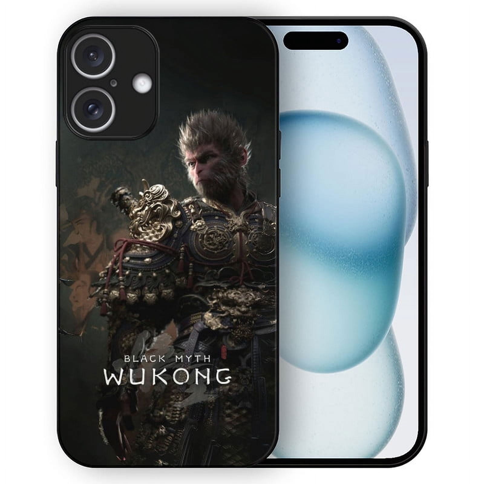 Black Myth Wukong Fan Phone Case,featuring a collage-style print of ...