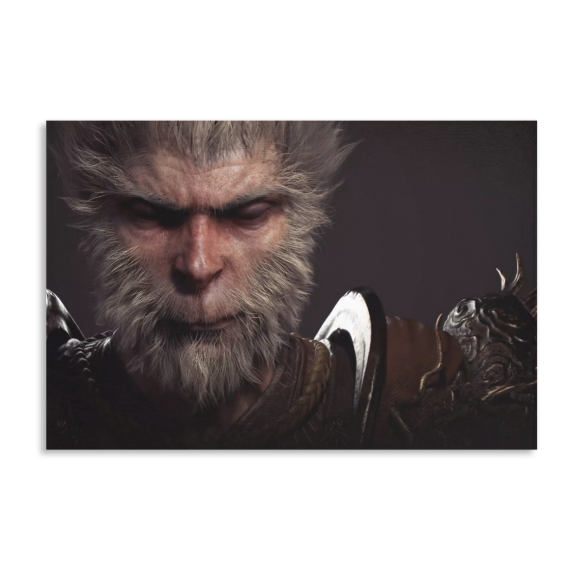 Black Myth Wukong Framed Wall Art Canvas Decor, Living Room Bedroom ...