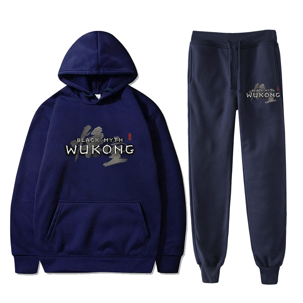 Black Myth Wukong Logo Merch Hoodies Jogger Pants Cosplay Women Men ...