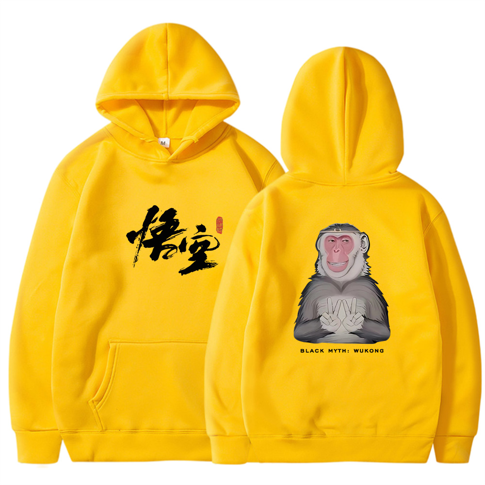 Black Myth Wukong Merch Hoodie Fashion Pullover Sweatshirt Hoodies Game ...