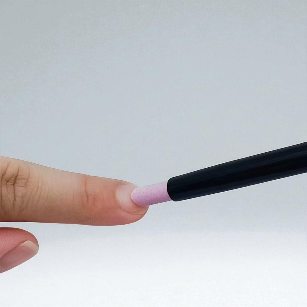 Black Nail Art Tool Dead Skin Grinding Pen Nail File Surface Scrubber ...