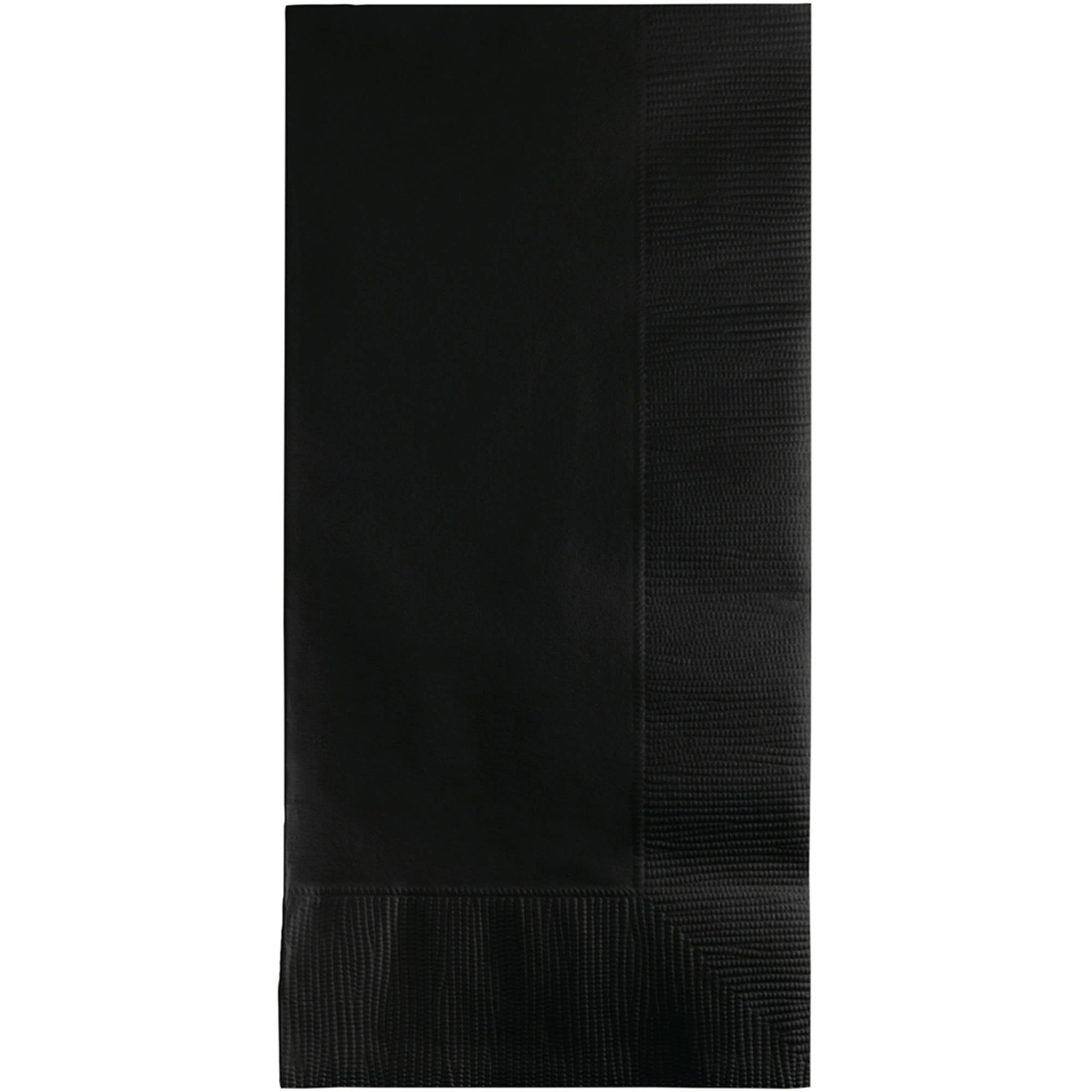 Bulk Solid Colored Black Dinner Napkins, 100-Pack for Entertaining ...