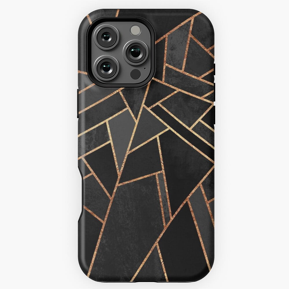 Black Night Solid Phone Case Compatible with iPhone 11-17 Pro Max ...