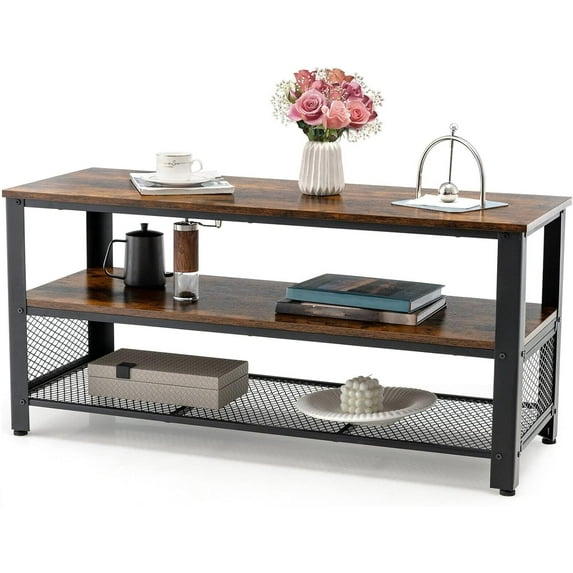 Black Nightstand Set of 2, Modern Bedside Tables Set of 2 with 2 ...