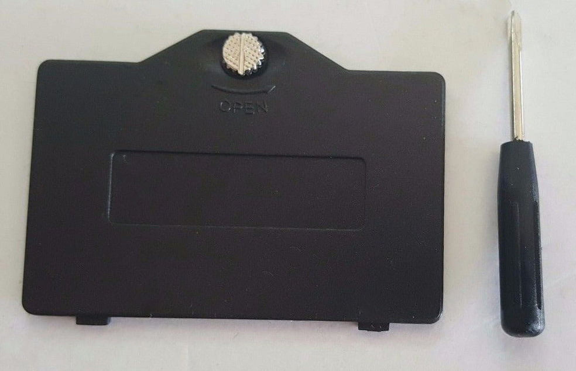 Black Nintendo Game Boy Advance SP Battery Cover With Screw and Screw ...